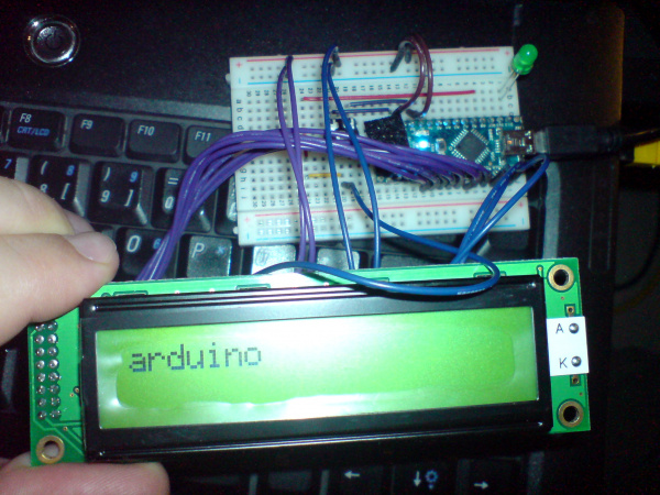 Controlling an LCD display with the Arduino – DL8RDS Wiki